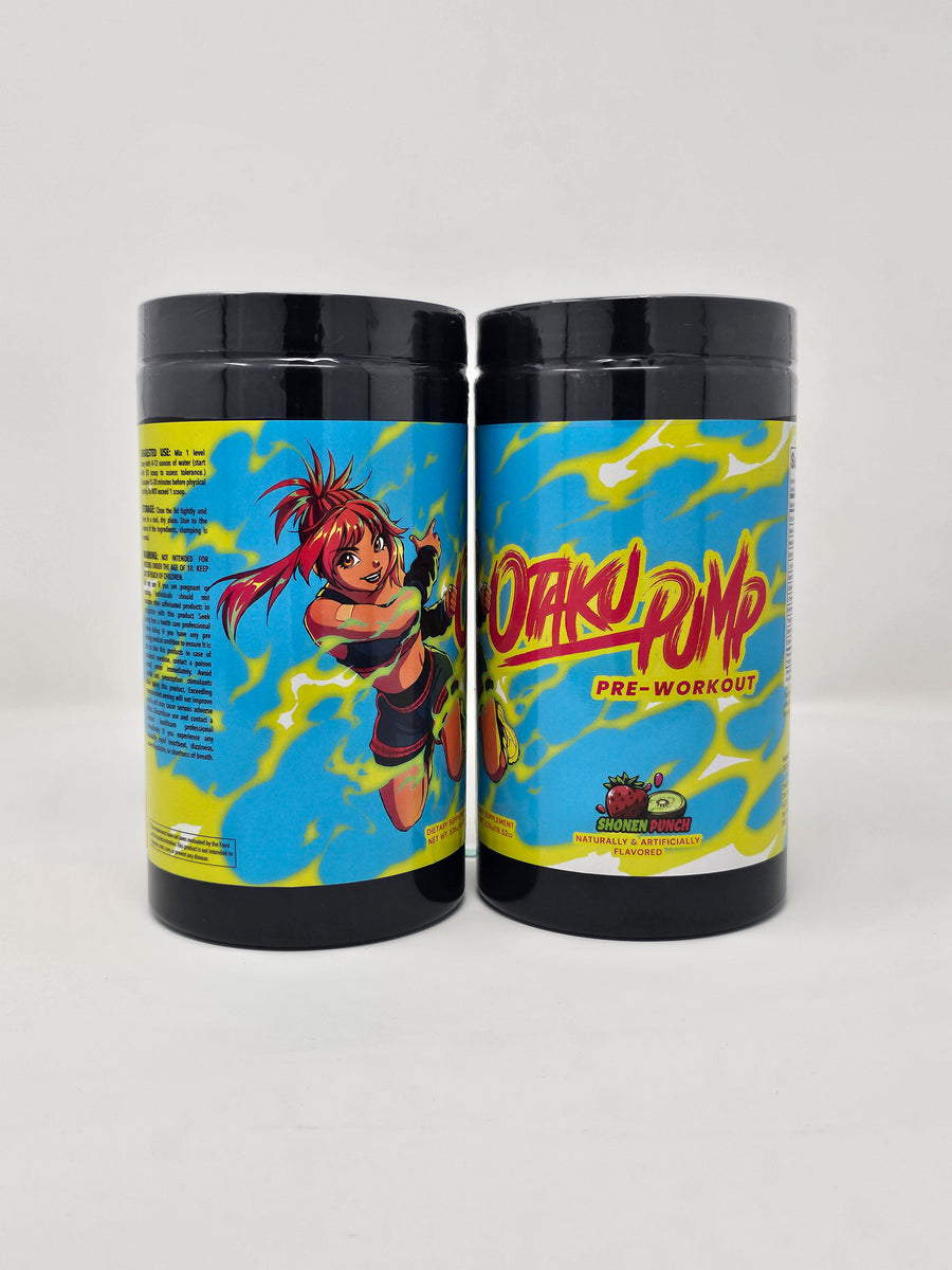 Otaku Pump Preworkout Shonen Punch(Strawberry Kiwi) – Cost Plus Nutrition