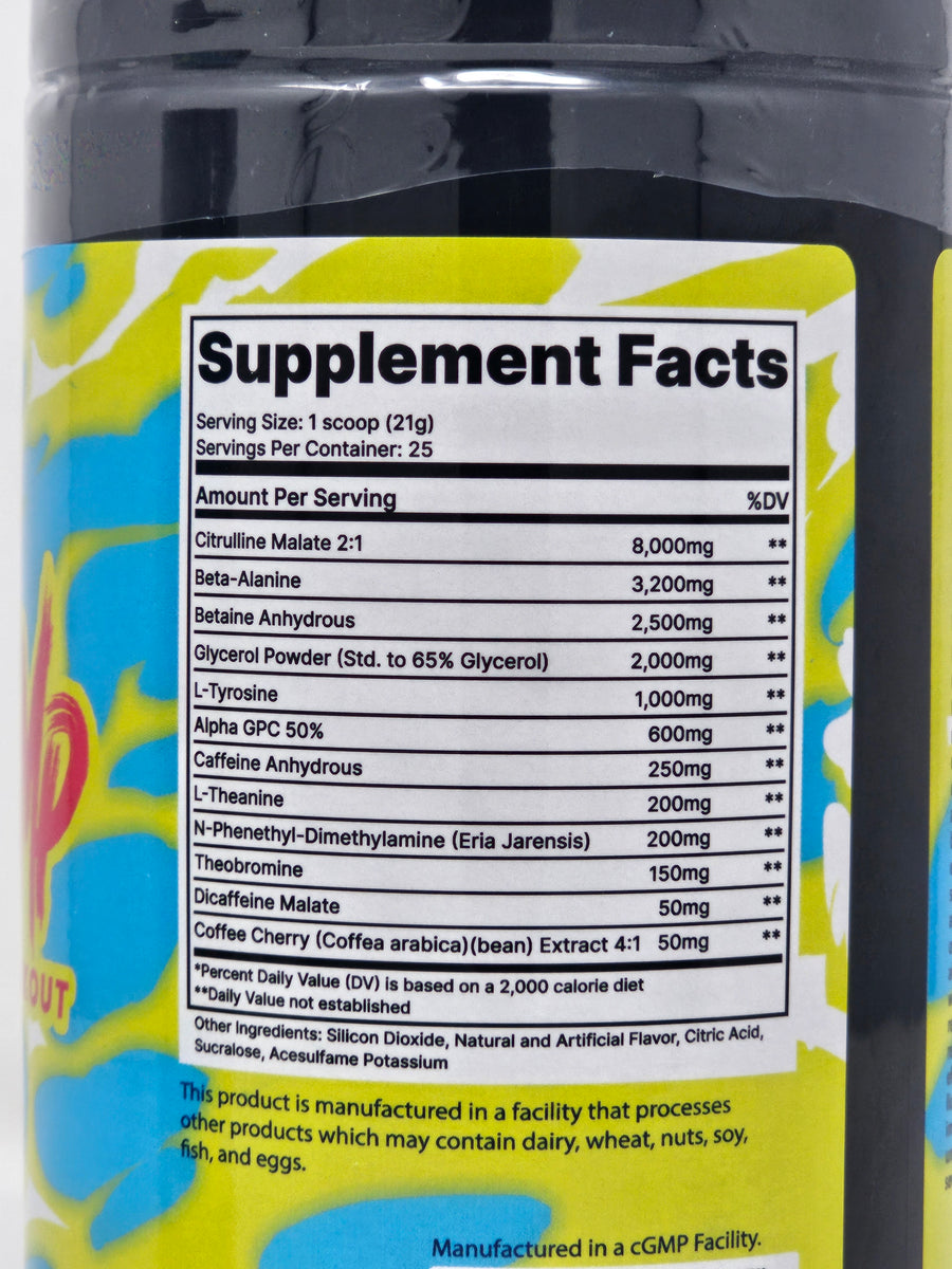 Otaku Pump Preworkout Shonen Punch(Strawberry Kiwi) – Cost Plus Nutrition