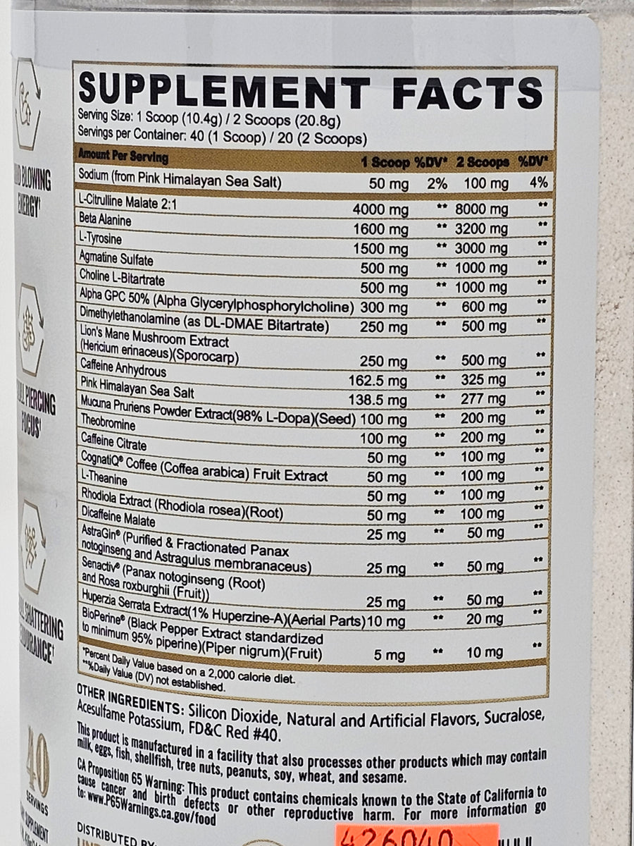 Panda Supplements Skull Pre-Workout – Cost Plus Nutrition